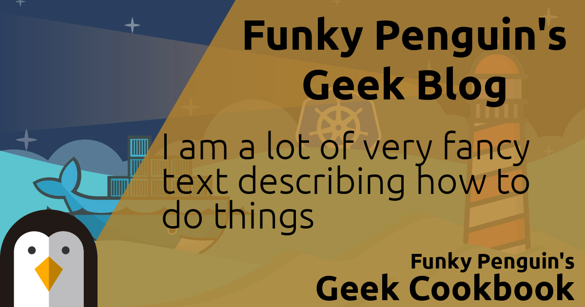 Funky Penguin's Geek Blog |・∀・